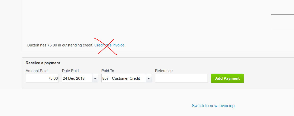Overpayment Process - Xero users with Vend Integration – LiveAdvisor Help Centre